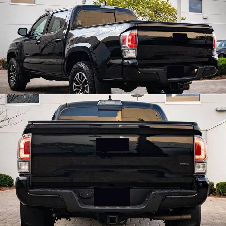 Left Right Side Rear Bumper End Caps W/ Sensor Holes For 2016-2023 ...