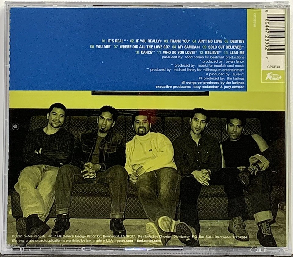 THE KATINAS : Destiny CD 2001, Gotee Records 13 Tracks *Mint Condition ...