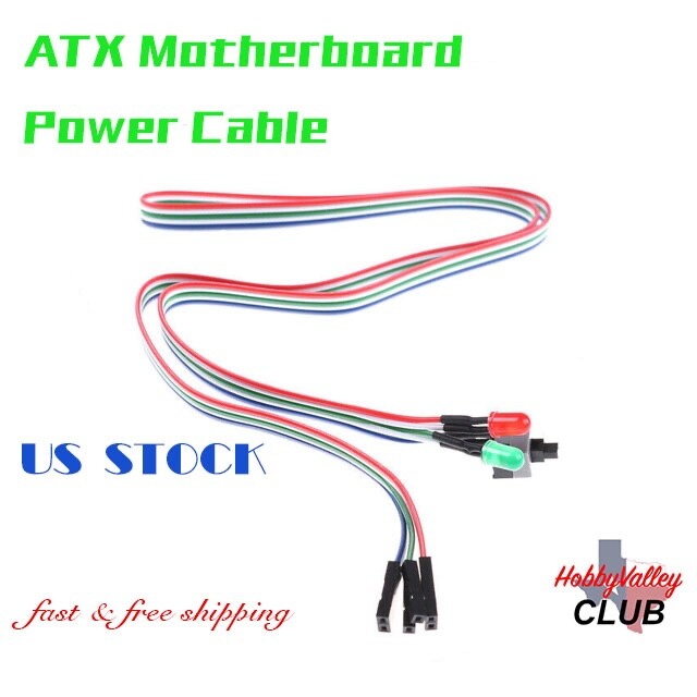 Computer Case Power Switch Wiring 1.6m Desktop Pc Computer C