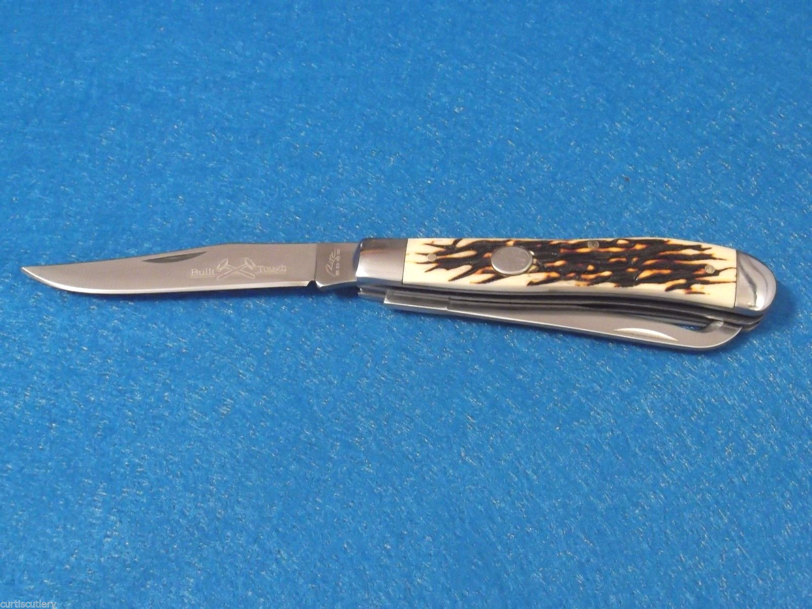 Rite EDGE 211162-BO HOOF KNIFE Imitation stag pocket folder knife 3 3/4 ...