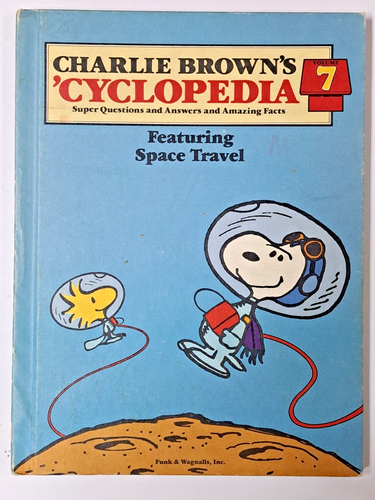 1980 Charlie Brown's "CYCLOPEDIA Vol 7 Featuring Space Travel 394845560 ...