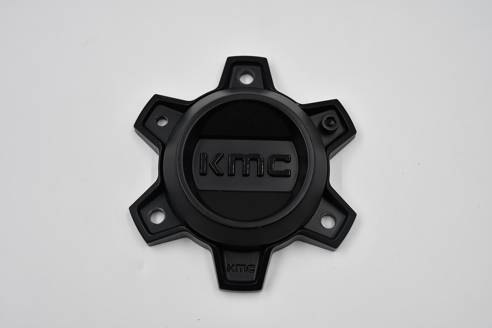 KMC Matte Black Wheel Center Cap Hub Cap T164H120-6-H30-S1 4.75" 2 ...