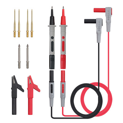 Multimeter Test Lead Kit Electrical Alligator Clip Test Probe Plug Set ...