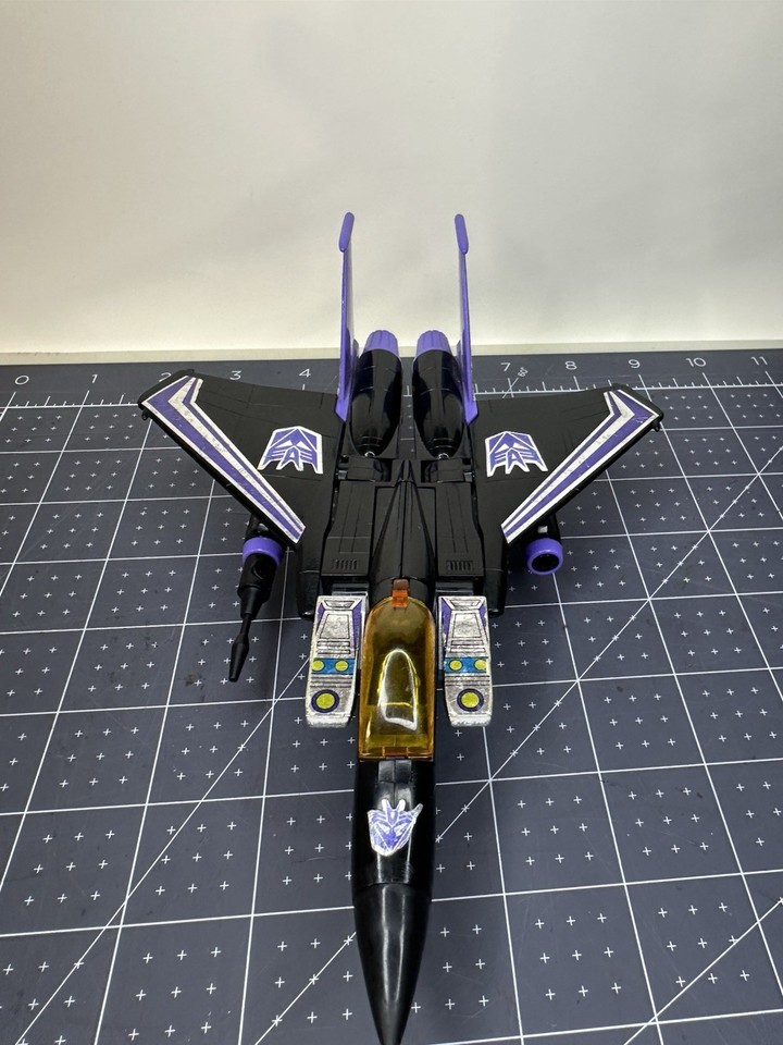 Skywarp 1984 Vintage G1 Transformers F-15 Fighter Hasbro Action Figure ...