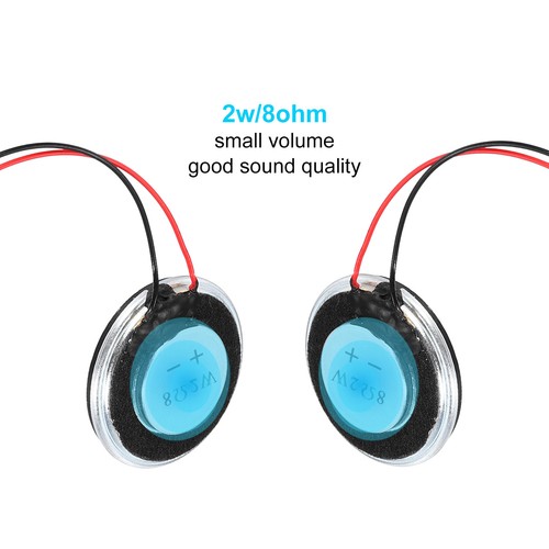 4 Pcs 2W 8 Ohm Metal Shell Round Internal Magnet Speaker with 120mm ...