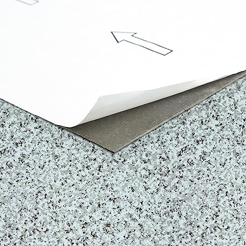 Nexus Self Adhesive 12-Inch Vinyl Floor Tiles, 20 Mineral Speckle Stone ...