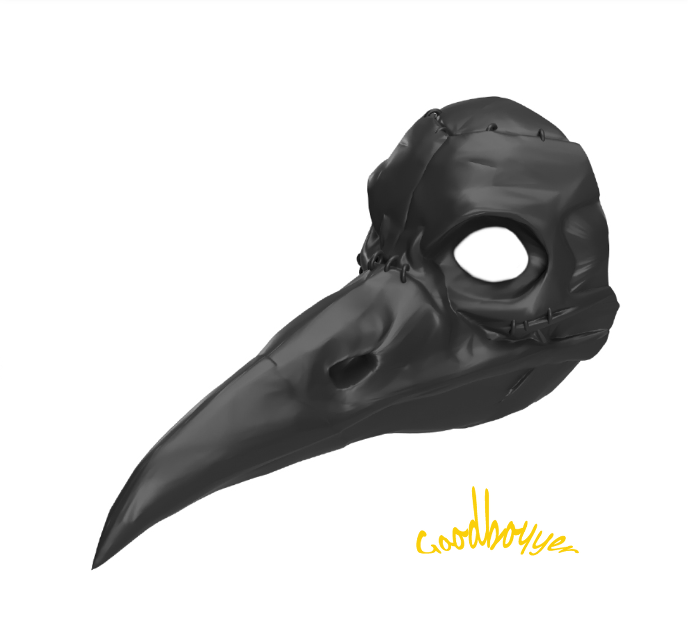 Dollmore 1/4MSD 1/3SD BJD Dark Birdman Mask Cosplay Doll Accessories ...