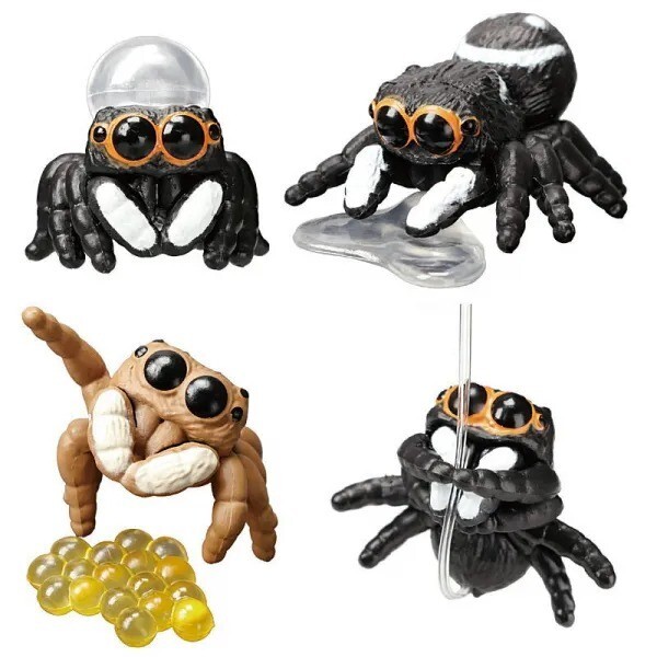 Cute Spider Capsule Toy Set – Full 4 Gashapon Figures Japan | eBay