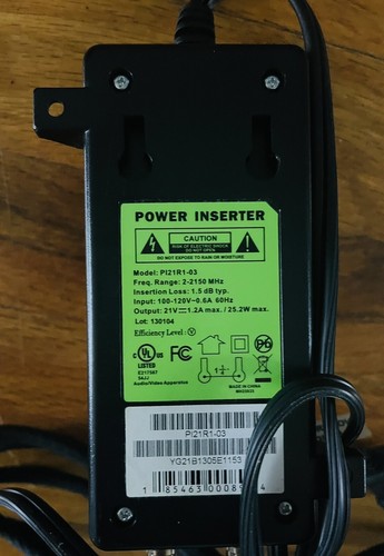 Directv OEM SWiM Power Inserter Supply PI21R1-03 SWM ODU 21V Output | eBay