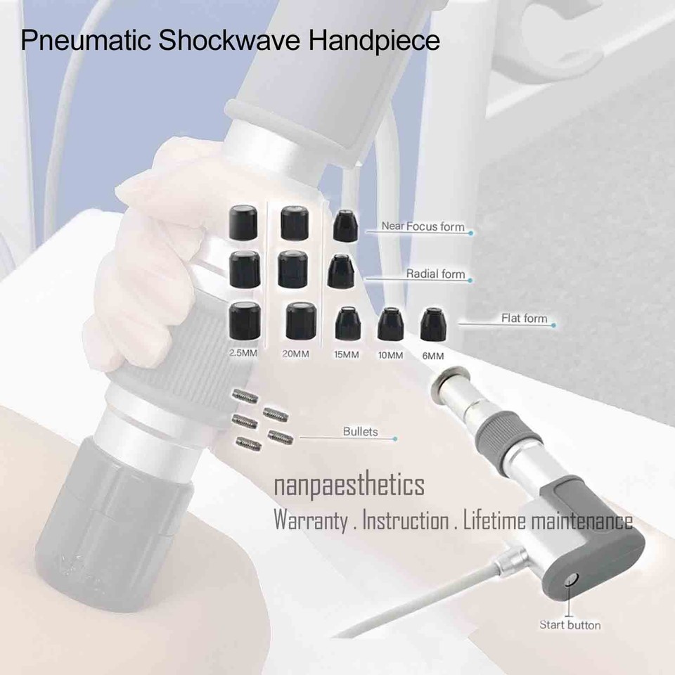Dual Wave Shockwave Physical Therapy Machine for Sport Injuiry ED ...