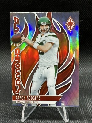 AARON RODGERS 2023 Phoenix SILVER Flame Throwers NY Jets | eBay