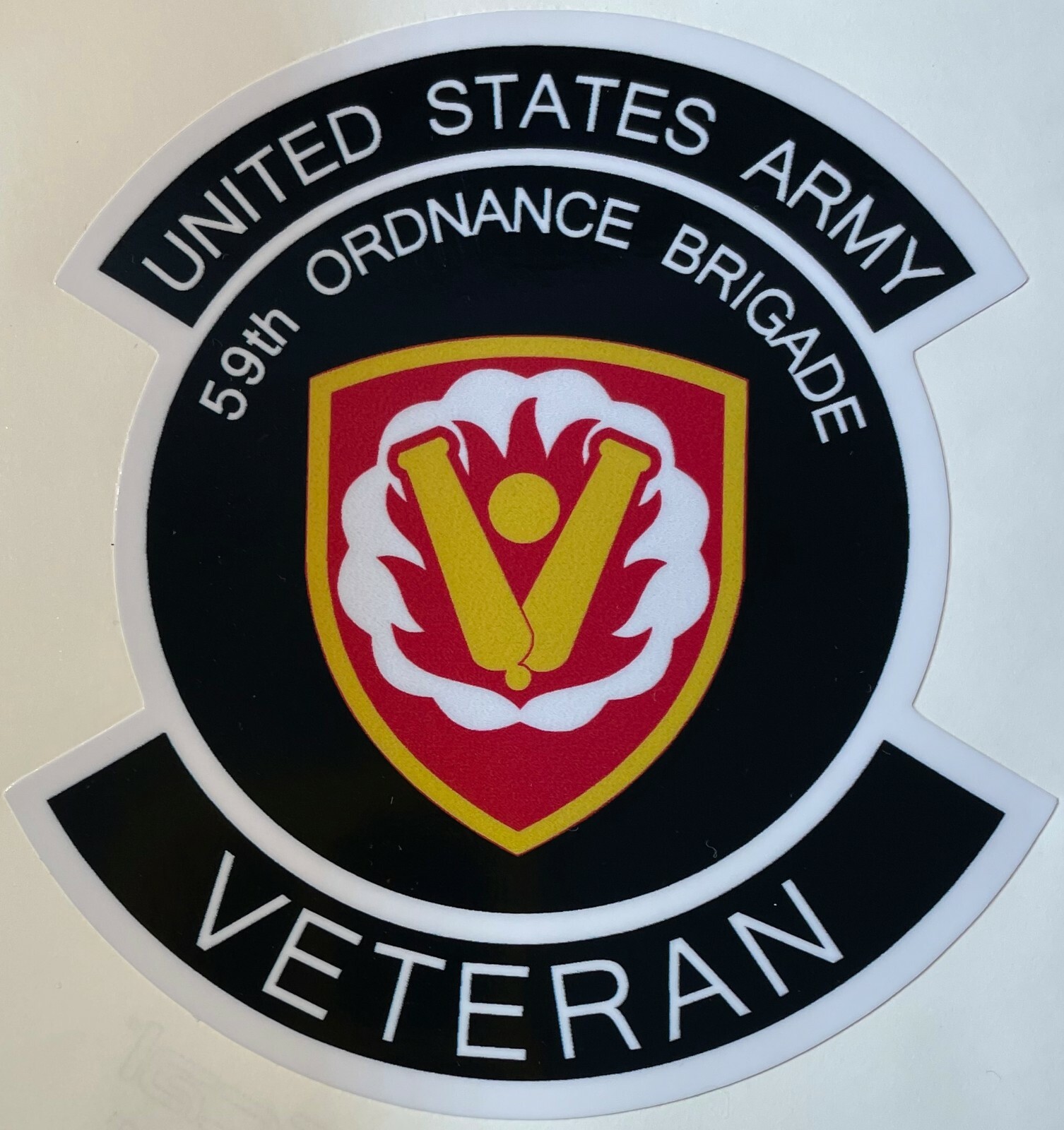 US Army 59th Ordnance Brigade Veteran Sticker Waterproof D651 | eBay