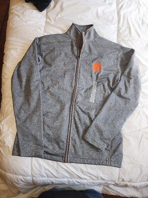 Clemson Tigers Men’s Sz Med Zipper Jacket Grey SZ Med NWT Knights ...