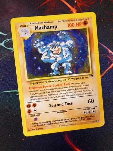 LP (Legendary Collection) Pokemon MACHAMP Card Set 15/110 Holo Rare ...