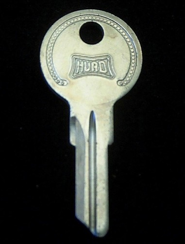 O1122A HURD KEY BLANK Studebaker Trunk '51-59, Kaiser Frazer '47-51 ...