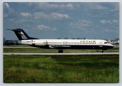 INTAIR - Fokker 100 4x6 Postcard airlines Toronto airport | eBay