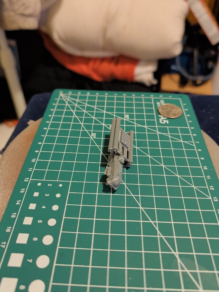 3d Printed 2.5-in Model Battlestar Galactica Fleet Plumbers Ship ...