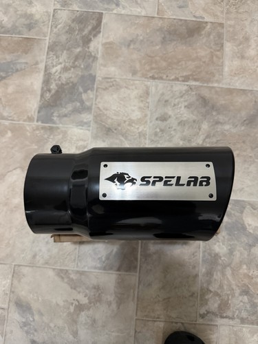 Spelab Exhaust Tip 4 In 5 /6 /7 Out 12 /18 Length Black | eBay