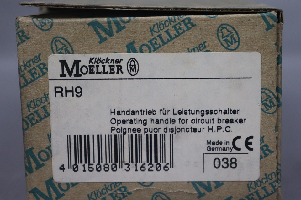 Moeller RH9 Hand Drive For Circuit Breaker Unused OVP | eBay UK