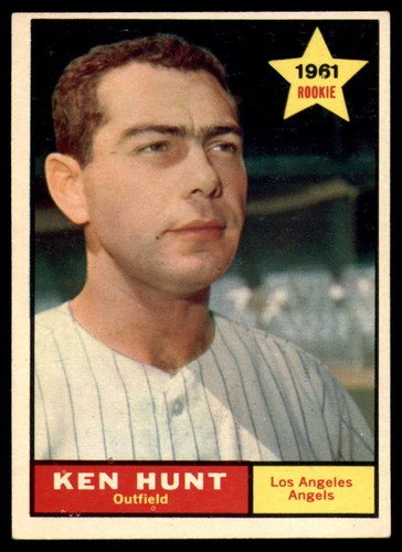 1961 Topps #156 Ken L. Hunt EX/NM Angels ID:110164 | eBay