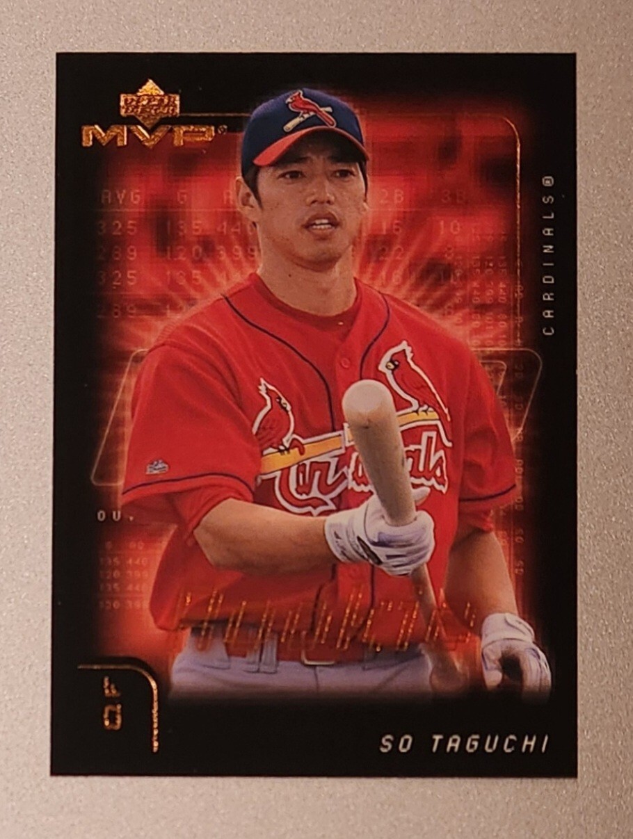 So Taguchi Rookie Card 2002 Upper Deck MVP #168 St Louis Cardinals RC ...