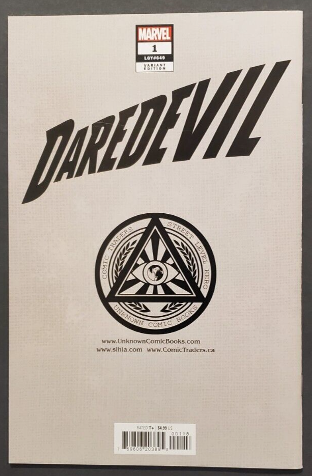 Daredevil #1 Daniel Variant Cover | eBay