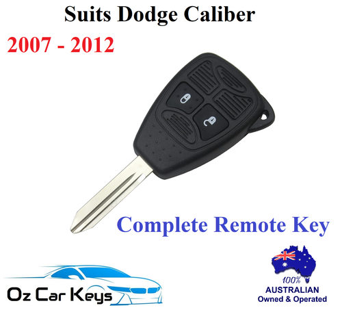 SUITS 2 BUTTON DODGE CALIBER REMOTE CHIP KEY FOB 2007 2008 2009 2010 ...