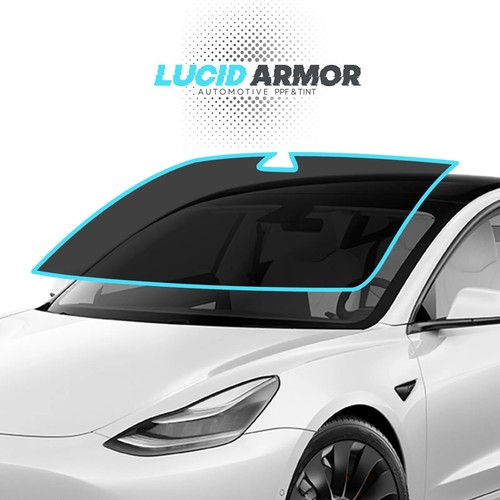 Front Windshield Nano Ceramic Tint 70% (Tesla Model 3 17-23 with camera ...
