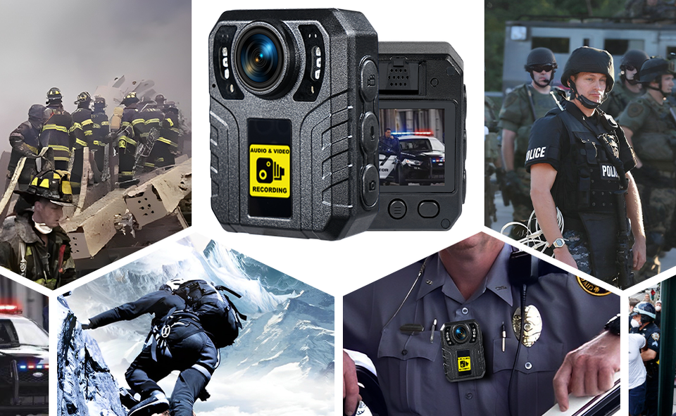 Body Cam Body Worn Camera 128GB Personal Security Safety 1080P Video ...