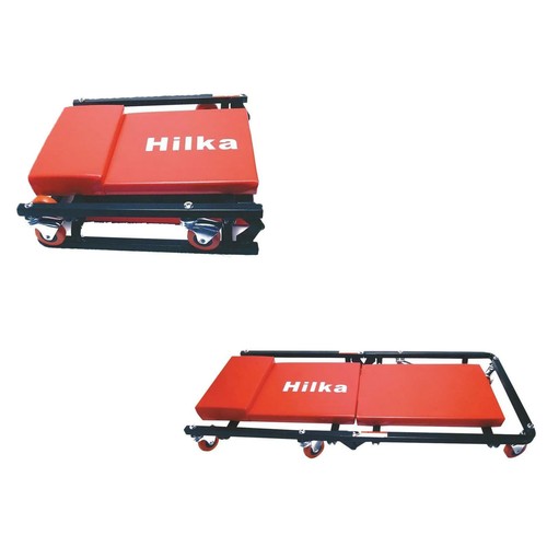 Mechanics Workshop Garage Creeper Board Rolling Crawler Stool Folding 6 ...