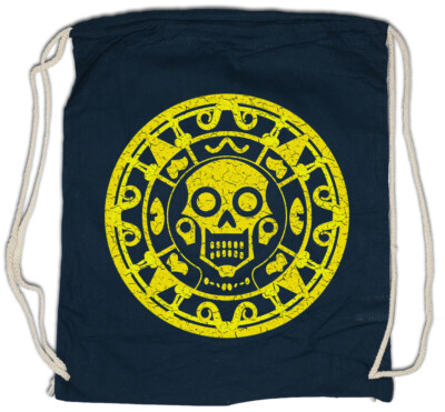Aztec Skull Symbol Drawstring Bag Aztecs Tattoo American Indians Tribe ...