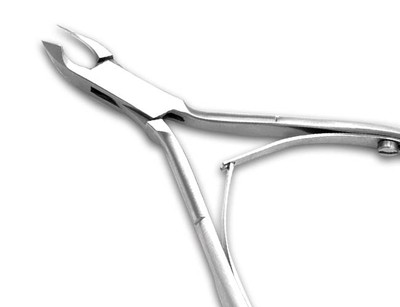 Hautzange Nagelhautzange 10 cm 3 mm Zange glatter Griff Nagelzange ...