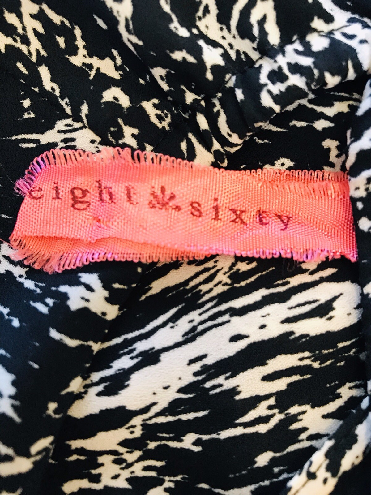 Eight Sixty Women's jumpsuit black & white layered to… - Gem