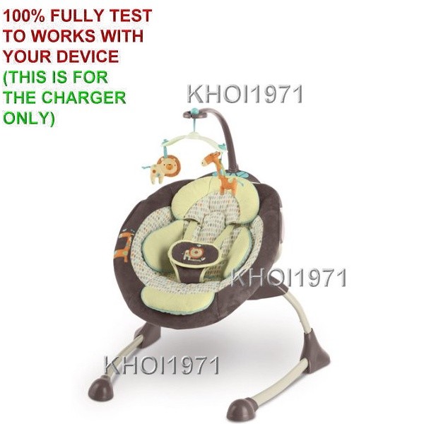 WALL AC adapter 4F= Java Jungle 60053 INGENUITY InLighten Cradling baby ...