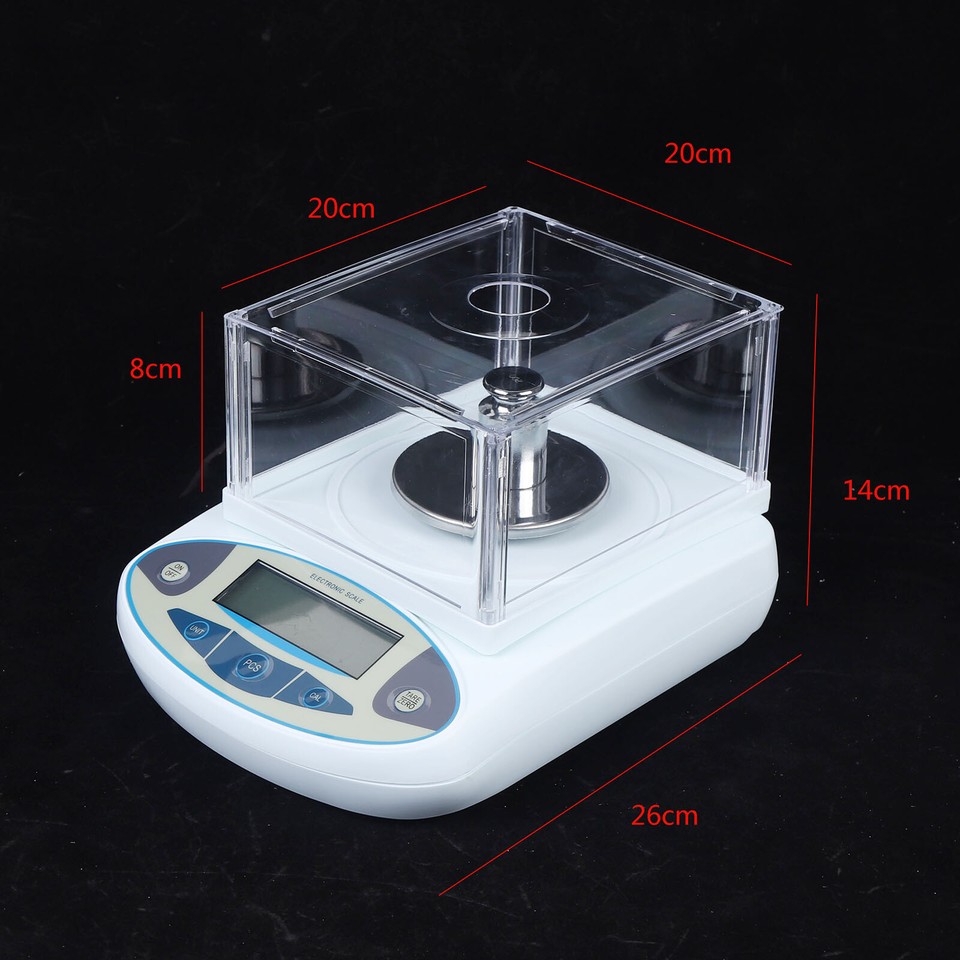Intelligent Analytical Balance Digital Lab Precision Balance Scale 500g ...