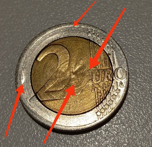 Rare 2012 French 2 Euro Coin with Multiple Errors - Serious Inquiries ...