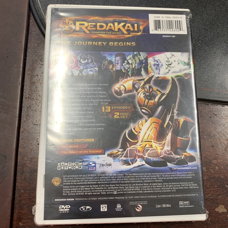 Redakai: Volume 1: The Journey Begins (DVD, 2011) Oop Rare 883929226009 ...