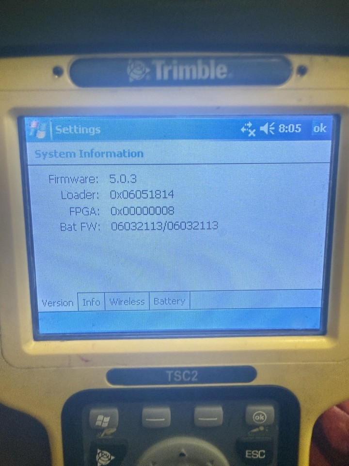 Trimble R8 GPS Base & Rover RTK Receiver 410-430MHz /Trimble TSC2 ...