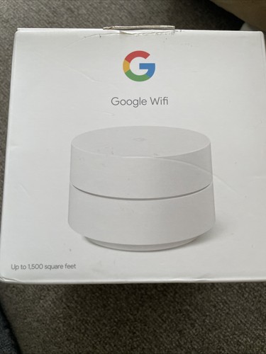 Google Wifi GJ2CQ White Wi-Fi Router With Adapter | eBay