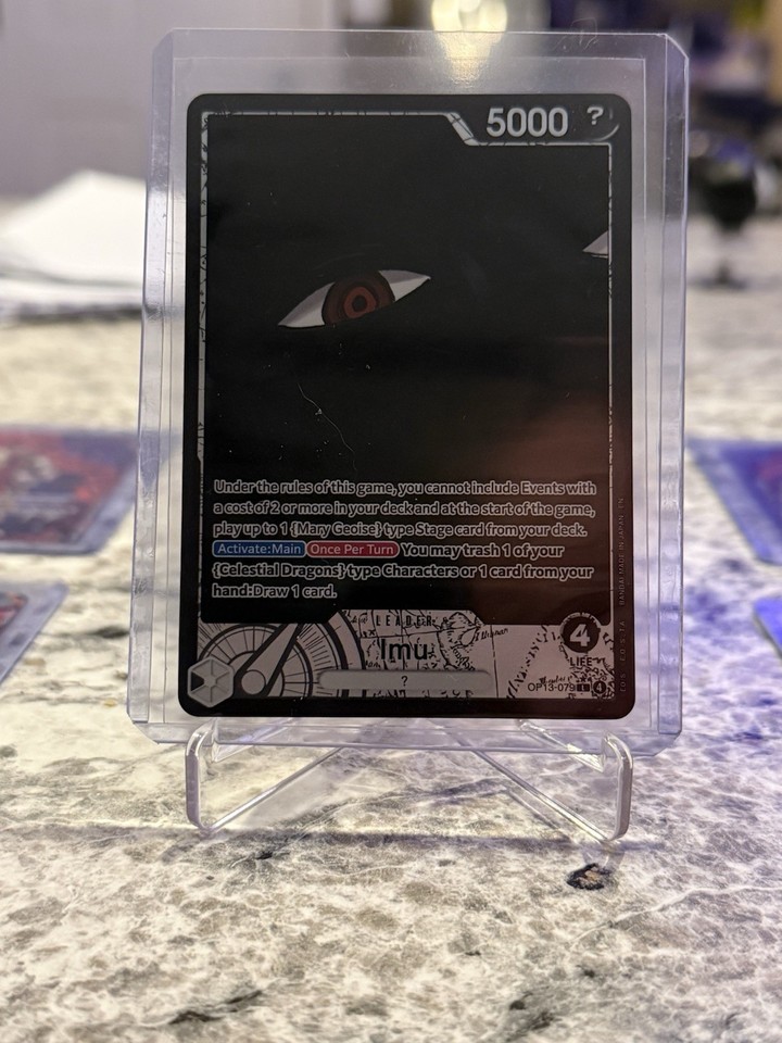 OP13 DEMON/GOD PACK 5 ELDERS RED ALT ART + IMU LEADER - MINT | eBay