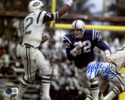 MIKE CURTIS SIGNED AUTOGRAPHED 8x10 PHOTO BALTIMORE COLTS LEGEND ...