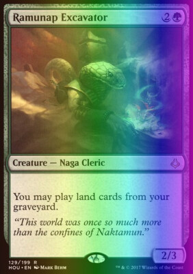 MTG Magic the Gathering Ramunap Excavator (129/257) Hour of Devastation ...