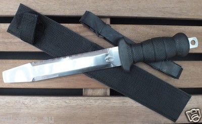 Large Abalone Divers Tool Stainless Steel Knife WILCOMP WIL-DK-17 | eBay