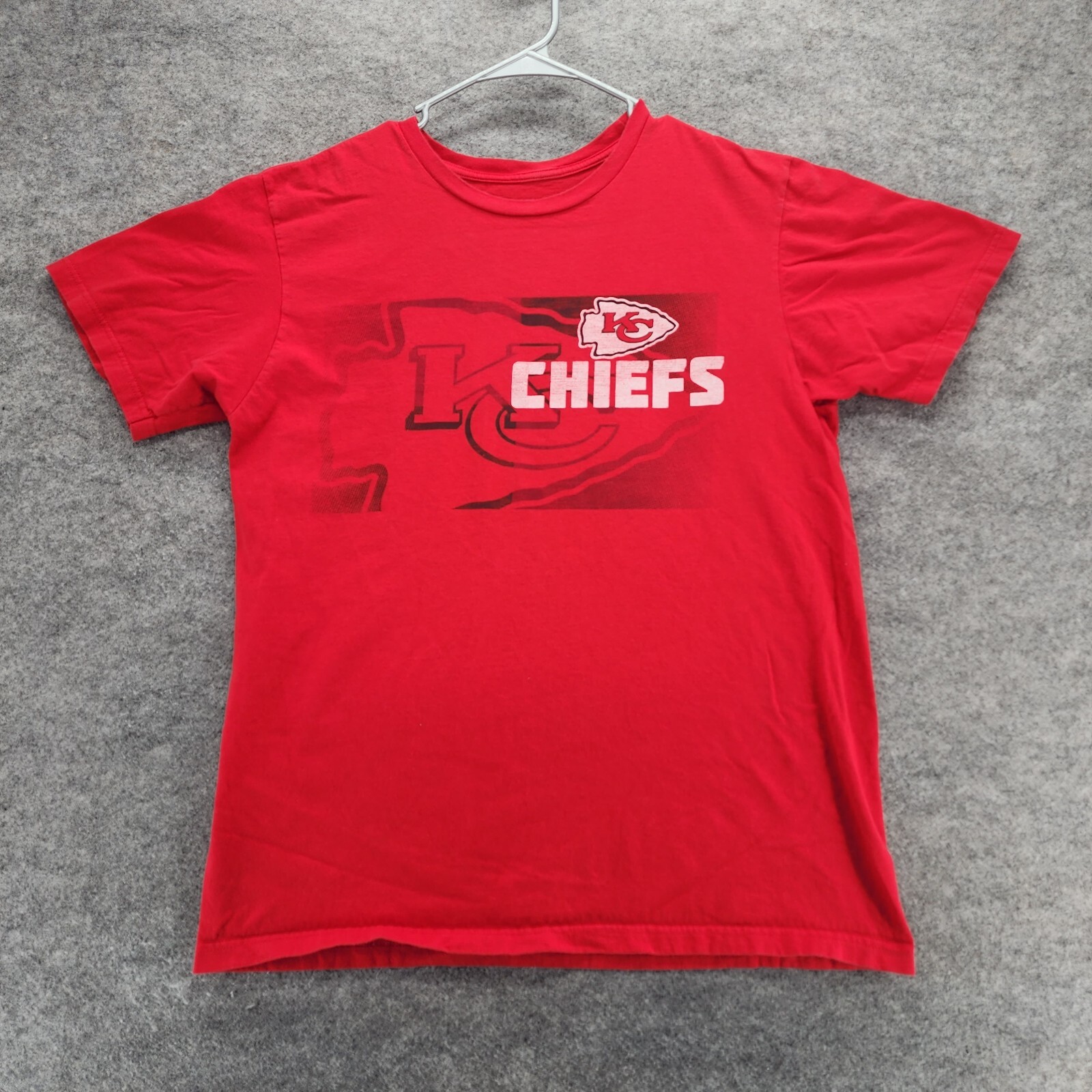 Kansas City Chiefs Shirt Mens Large Short Sleeve Red NFL Football | eBay