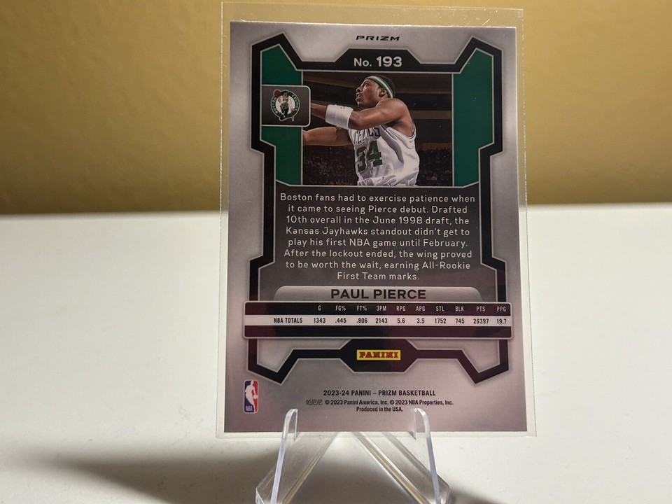 2023-24 Panini Prizm Paul Pierce Red White Blue Prizm #193 Celtics (43 ...