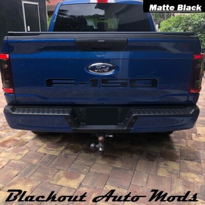 Matte Black Vinyl Tailgate Letter Decal Set For 2021-23 Ford F150 | eBay