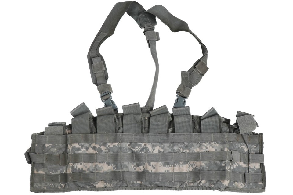 NEW US Army ACU Molle II Tactical Assault Panel TAP Chest Rig Harness ...