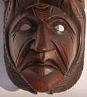 Guatemalan hand carving Wood Mask Mayan folks art Kukulkan chief ...