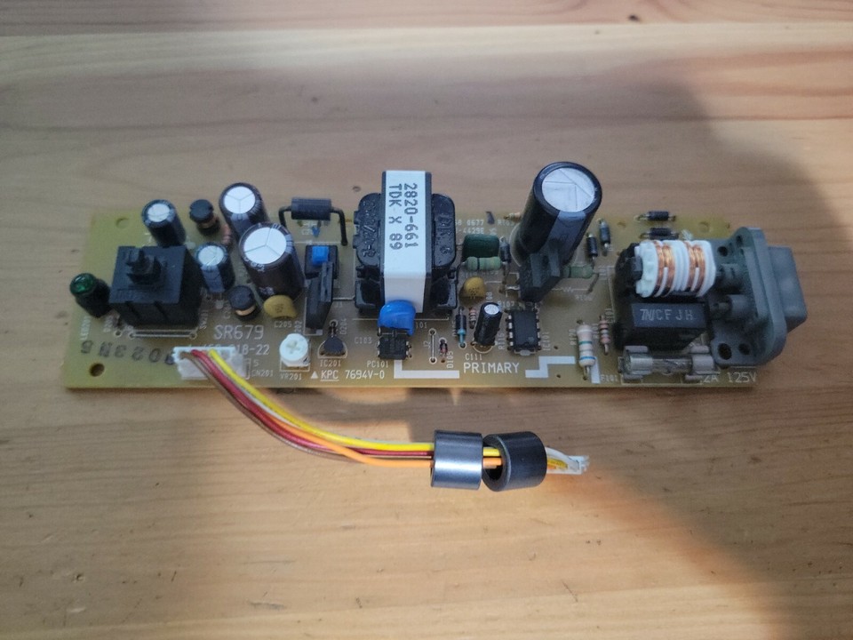 OEM PSX PS1 Sony PlayStation 1 AC Power Supply Board SCPH 5501 7001 ...