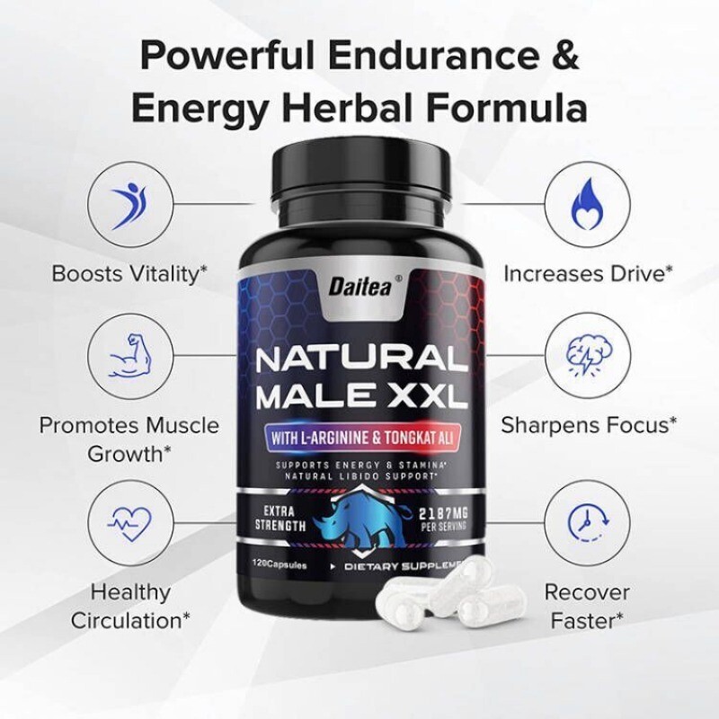 Natural Testosteron Booster - Increase Energy, Improve Muscle Strength ...